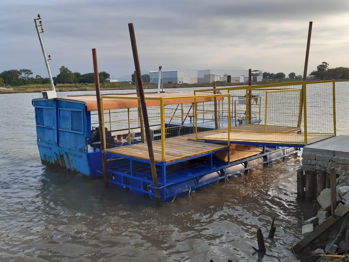 Balsa em Tijucas tem novo porto de atracação - Correio Catarinense